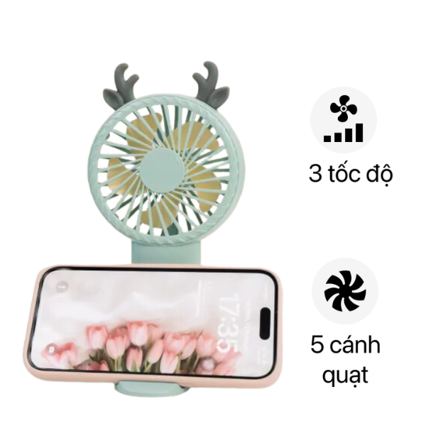 So sánh Quạt mini giá đở điện thoại HL025 ( Màu ngẫu nhiên )