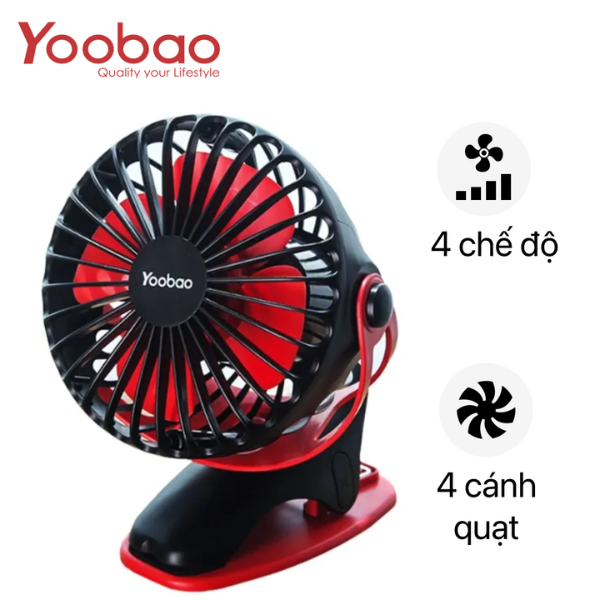 So sánh Quạt mini Yoobao Y-F04 2500mAh
