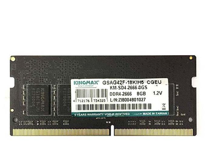 Ram laptop Kingmax 8GB DDR4 2666Mhz chính hãng giá rẻ