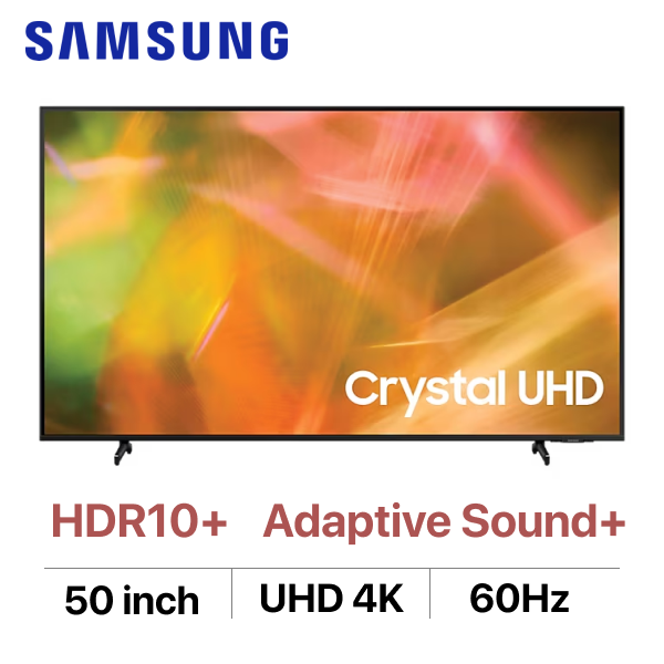 So sánh Smart Tivi Samsung Crystal UHD 4K 50 INCH UA50AU8000KXXV và ...