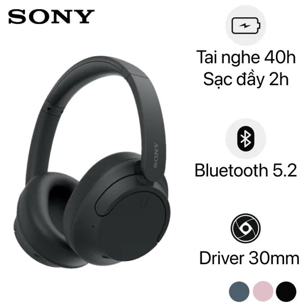 So sánh Tai nghe Bluetooth chụp tai Sony WH-CH720N và Tai nghe Bluetooth True Wireless JBL Live ...