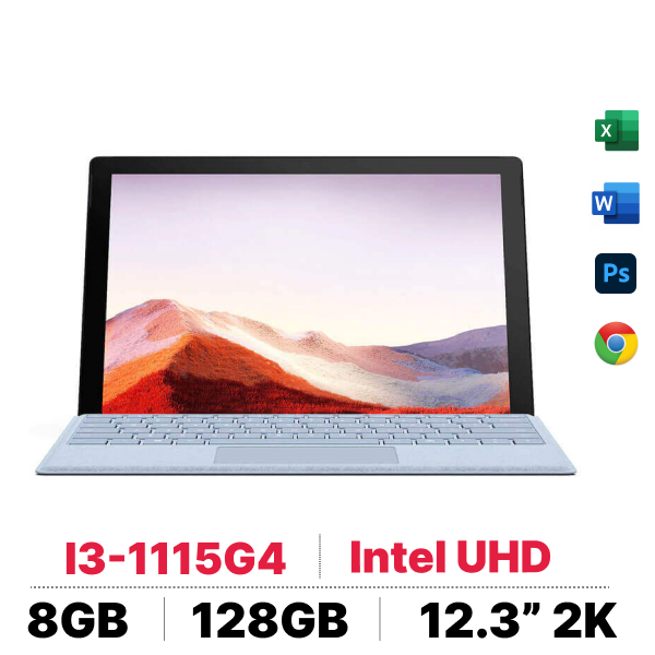 So sánh Surface Pro 7 Plus I3-1115G4/8GB/128GB/WIFI - Cũ Đẹp và Laptop ...