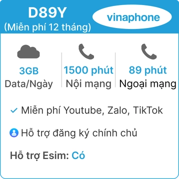 So sánh Sim 4G Vinaphone D89Y 3GB/Ngày - Miễn phí 12 tháng và Ổ cứng SSD Kingston NV2 M.2 PCIe ...