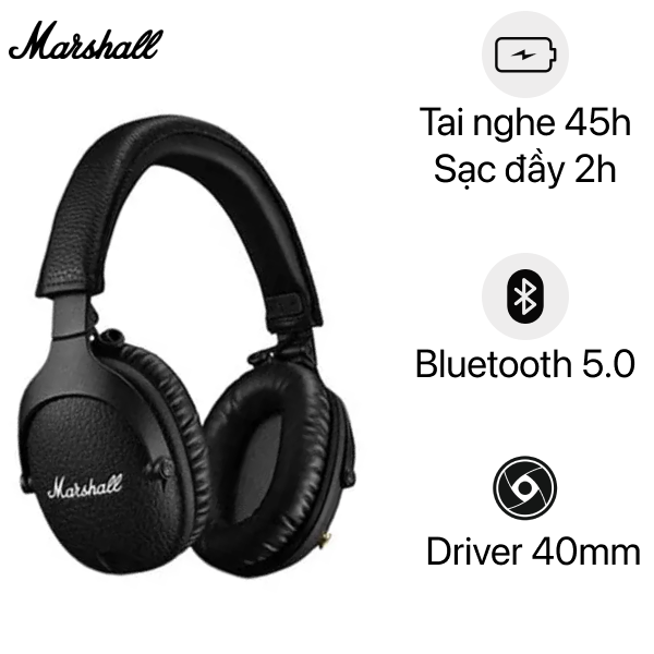 So sánh Tai nghe Bluetooth True Wireless Marshall Monitor 2 ANC và Tai ...