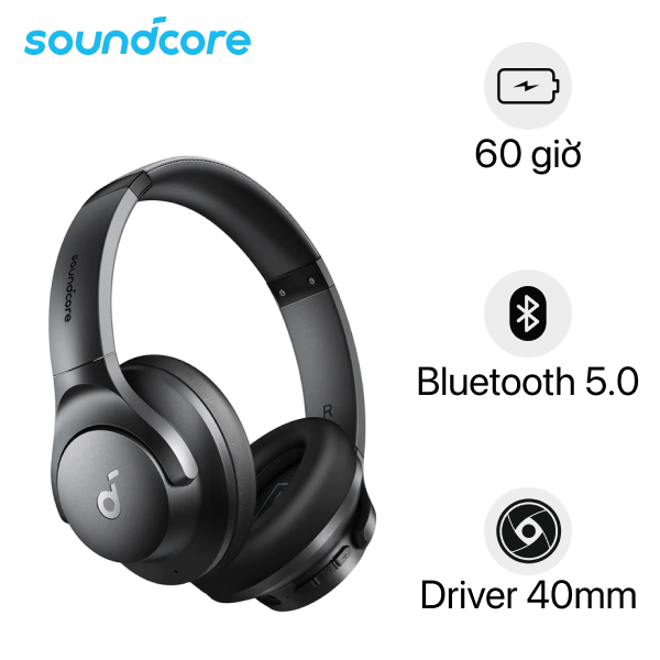 So sánh Tai nghe Bluetooth chụp tai Anker Soundcore Q20i