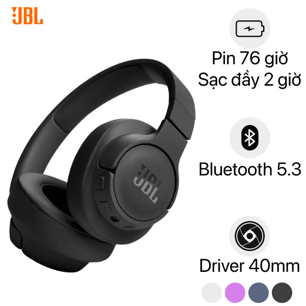 So sánh Tai nghe Bluetooth chụp tai JBL Tune 720BT