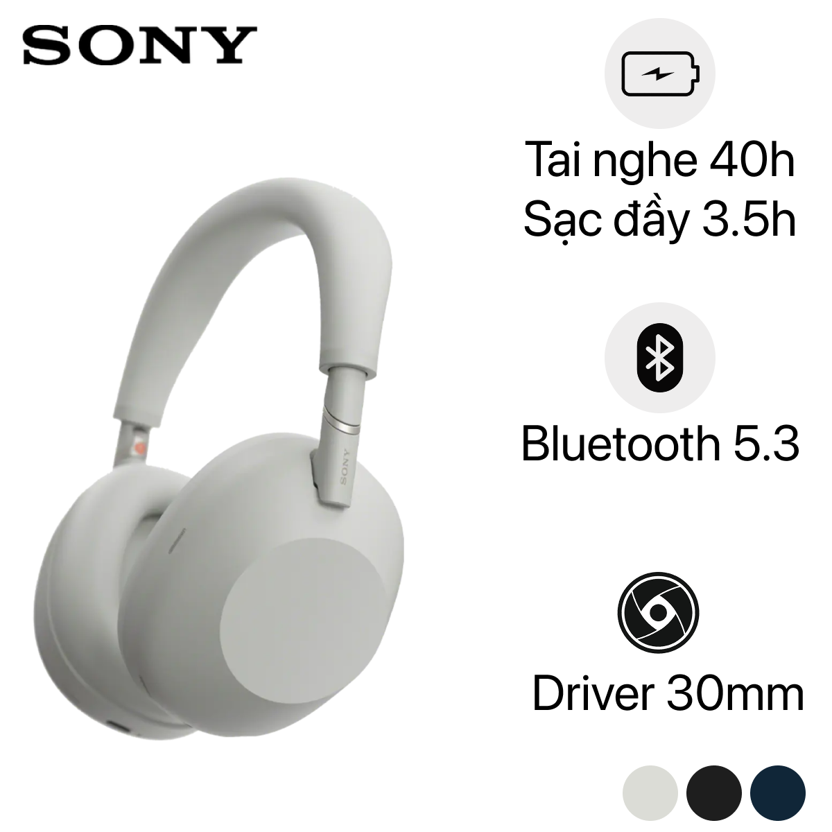 So sánh Tai nghe Bluetooth chụp tai Sony WH-1000XM6 và iPhone 13 Pro ...
