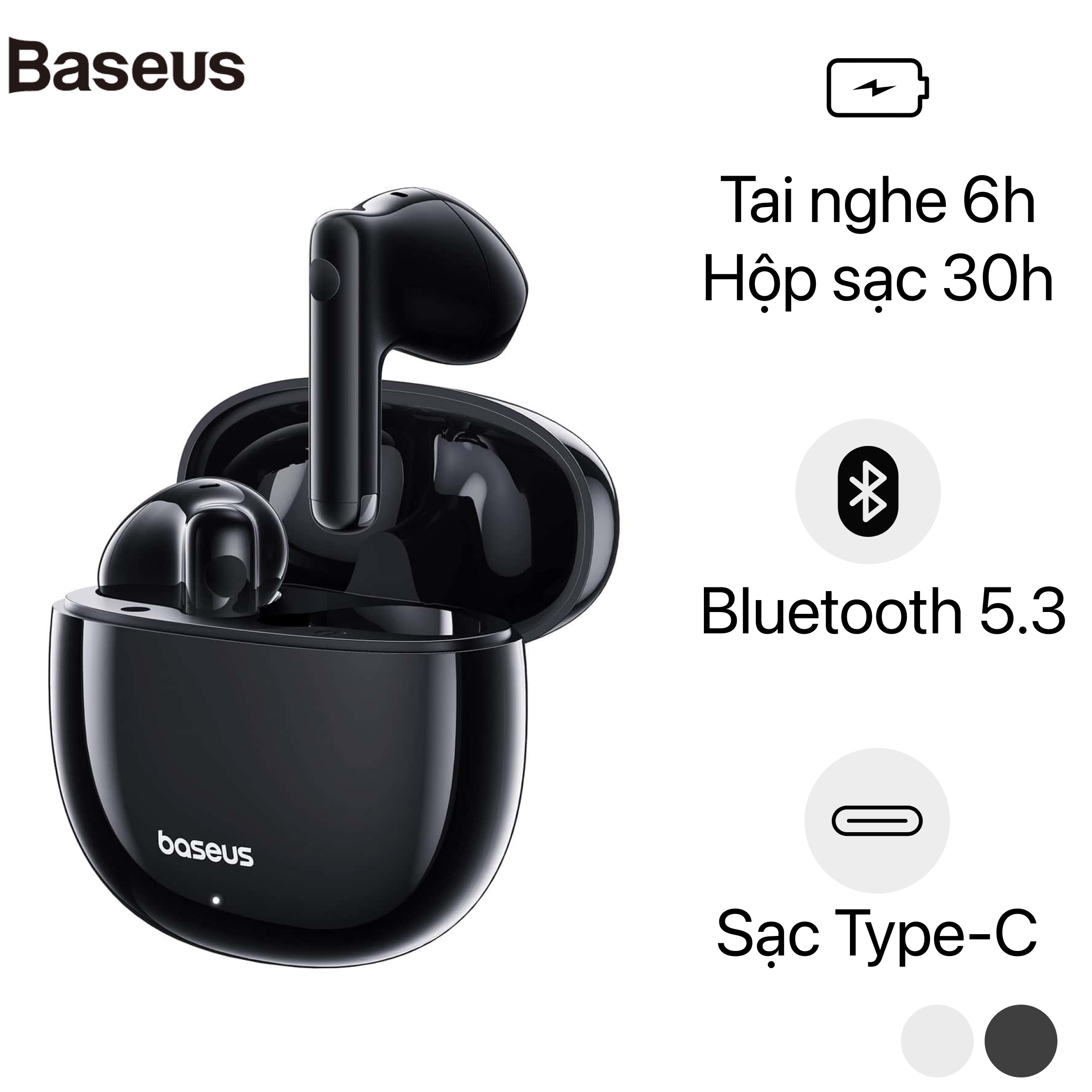 So sánh Tai nghe Bluetooth True Wireless Baseus Bowie E13