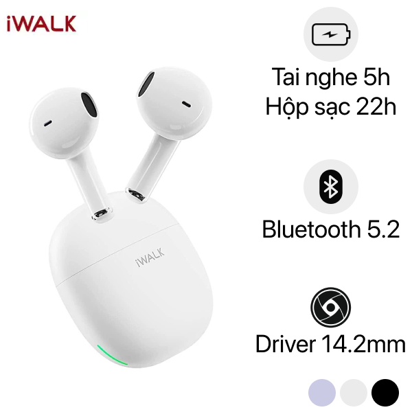 So sánh Tai nghe Bluetooth True Wireless iWalk AmourDuo Candy BTA006