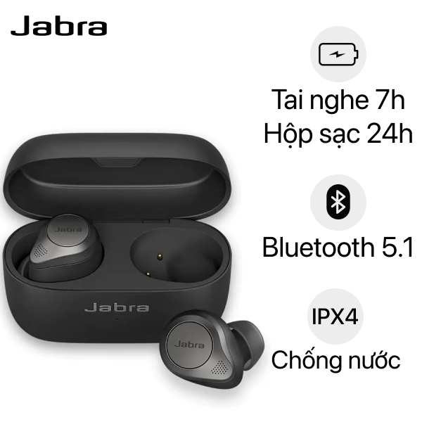 So sánh Tai nghe Bluetooth True Wireless Jabra Elite 85t và Tai nghe ...