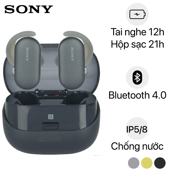 So sánh Tai nghe không dây Sony WF-SP900 và Tai nghe Bluetooth True ...