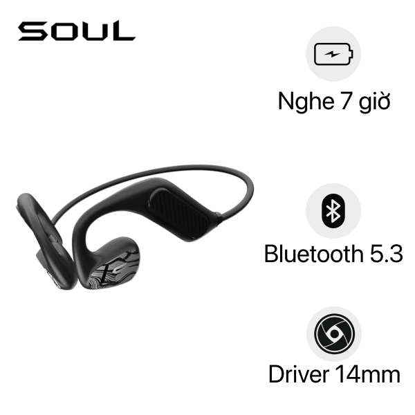 So sánh Tai nghe Bluetooth thể thao dẫn khí truyền âm Soul OPENEAR PLUS
