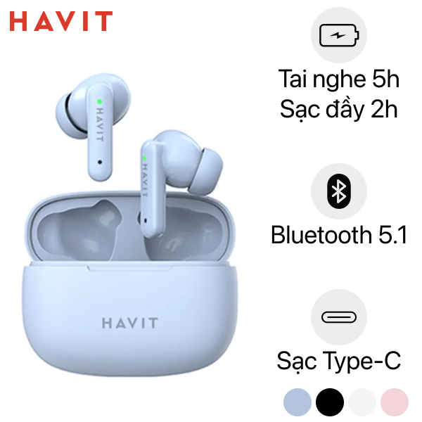So sánh Tai nghe không dây Havit TW 967 - Cũ và Tai nghe Bluetooth ...