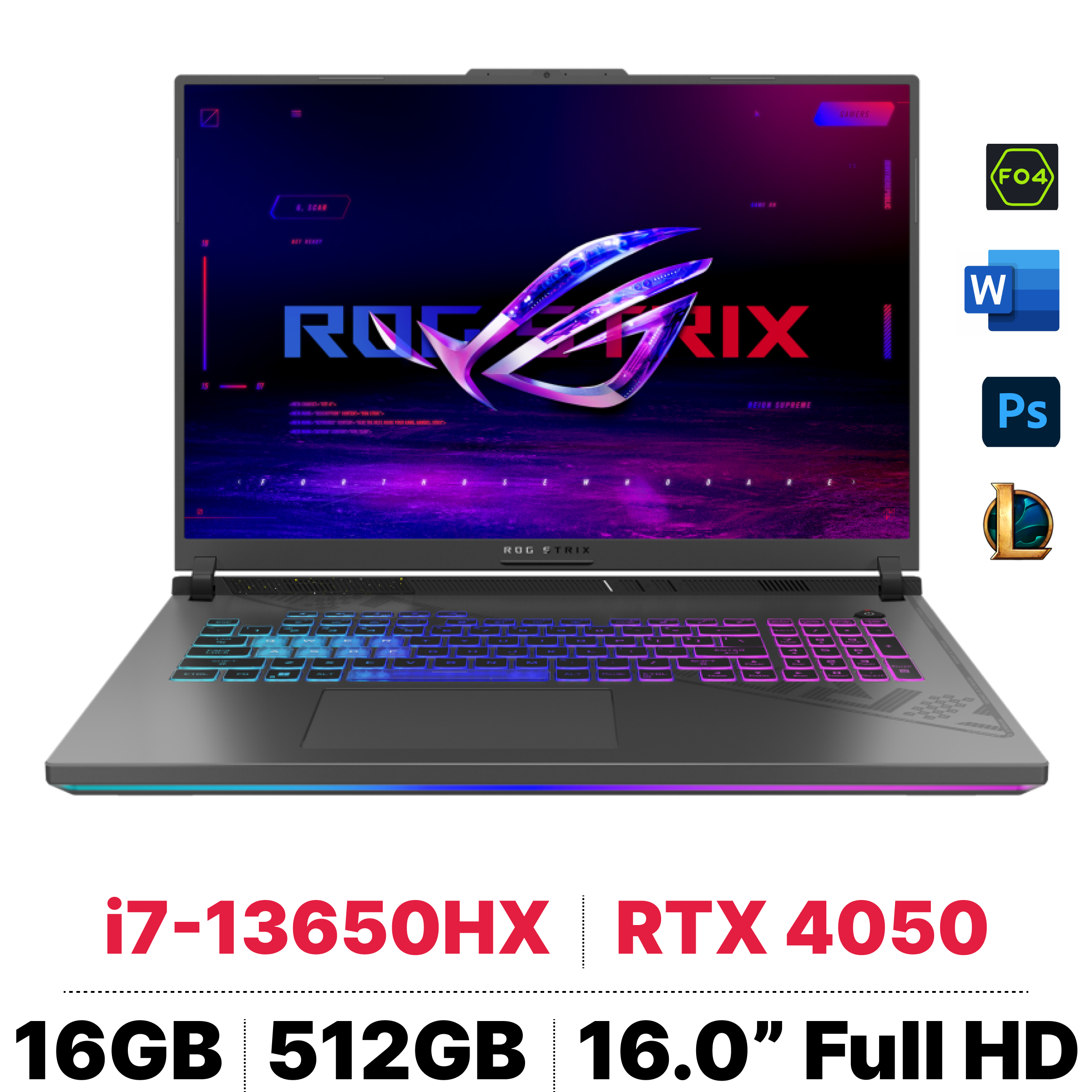 So sánh Laptop ASUS ROG Strix G16 G614JU-N3777W