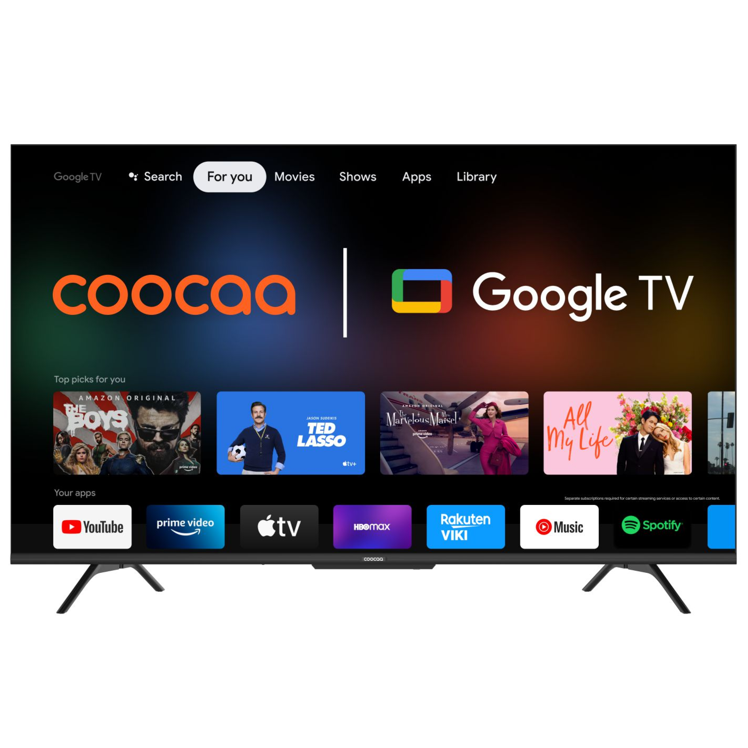 So sánh Google Tivi Coocaa 4K 55 inch 55Y72 và Android Tivi Xiaomi P1 55 inch
