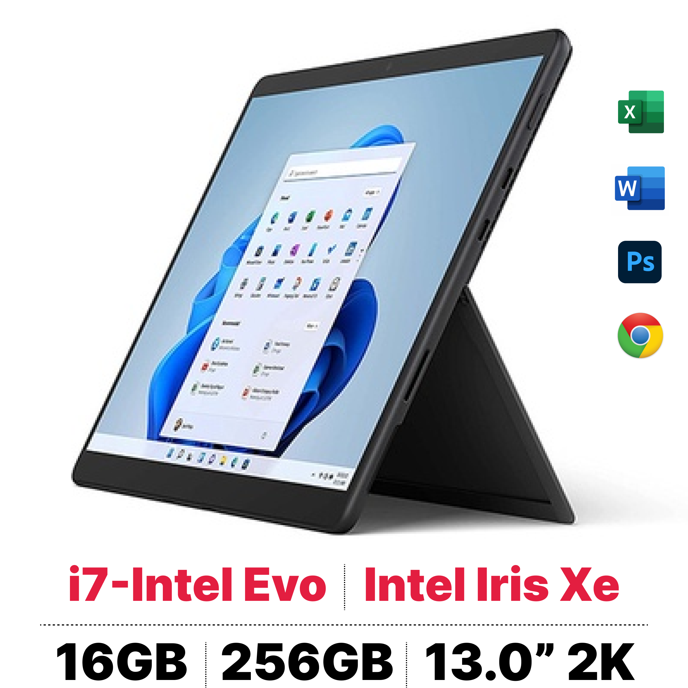 So sánh Surface Pro 8 Core i7 / 16GB / 256GB Nhập Khẩu Chính Hãng và ...