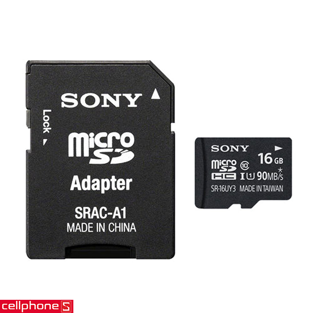 Thẻ nhớ Sony MicroSDHC SR-16UY3A 16 GB giá rẻ | CellphoneS.com.vn