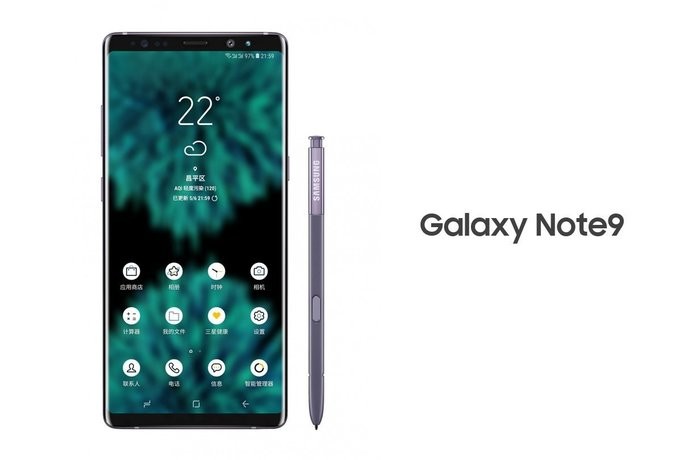 Lộ ảnh render Galaxy Note 9: Màn hình vô cực, thiết kế giống hệt Note 8