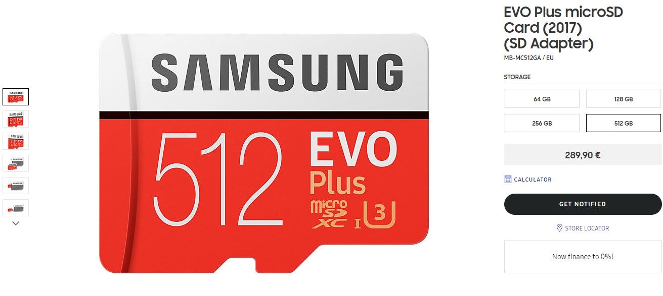 Thẻ nhớ microSD 512GB của Samsung có giá bằng cả một chiếc smartphone ...