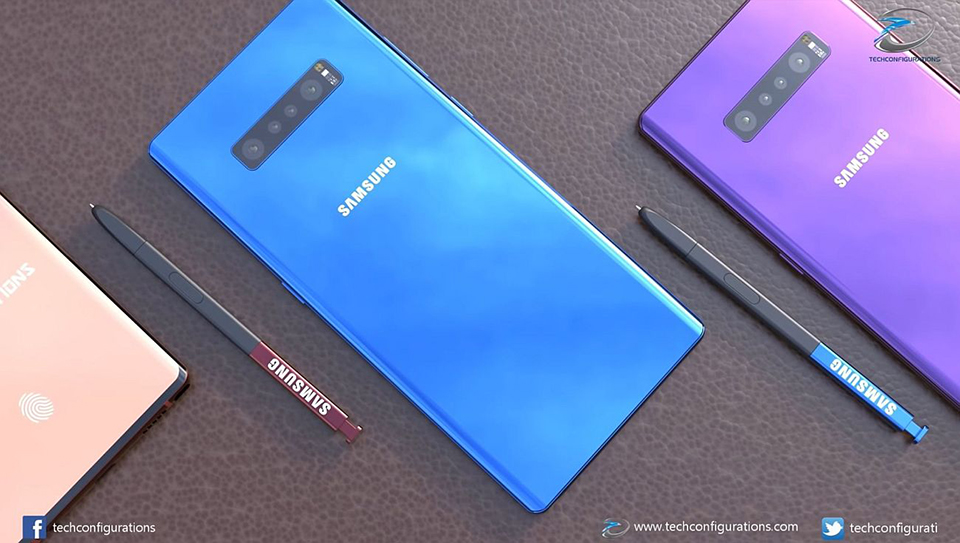 Samsung Galaxy Note 10 lại xuất hiện với vẻ đẹp hoàn hảo trong concept mới