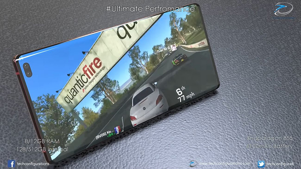 Samsung Galaxy Note 10 lại xuất hiện với vẻ đẹp hoàn hảo trong concept mới