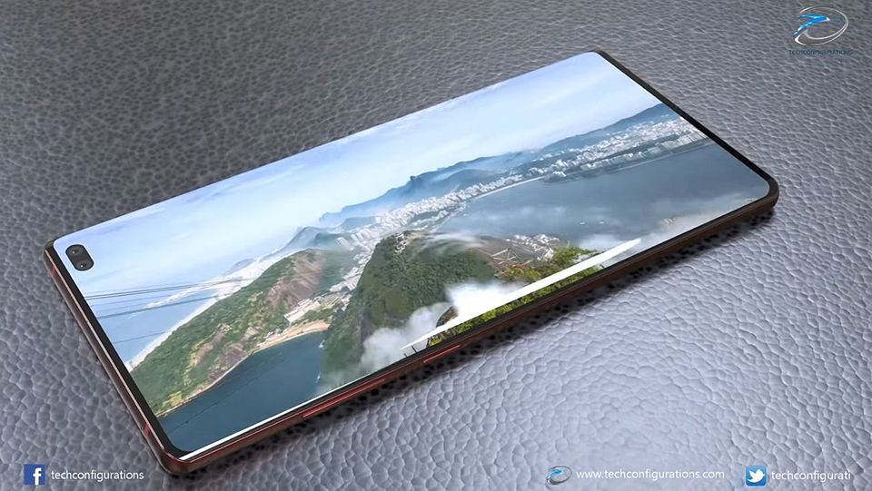Samsung Galaxy Note 10 lại xuất hiện với vẻ đẹp hoàn hảo trong concept mới