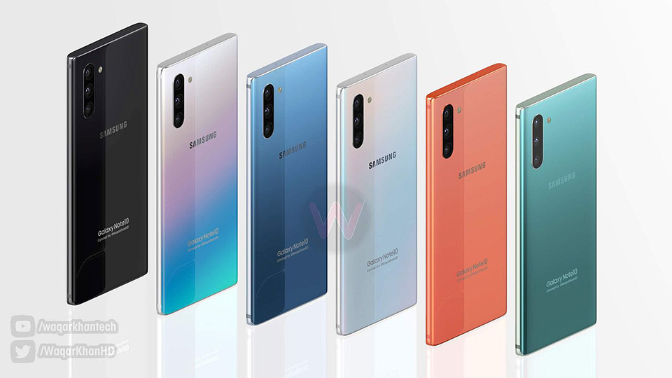 Mời chiêm ngưỡng thiết kế tuyệt đẹp của Galaxy Note 10 qua những hình ...