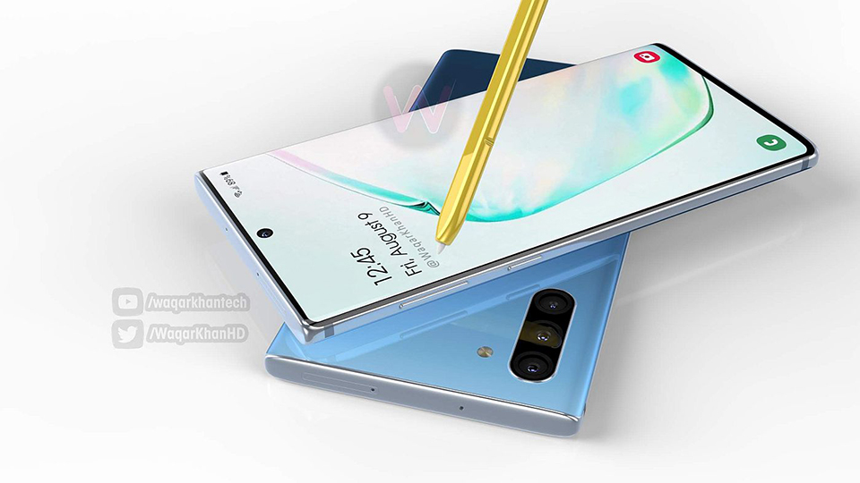 Mời chiêm ngưỡng thiết kế tuyệt đẹp của Galaxy Note 10 qua những hình ...
