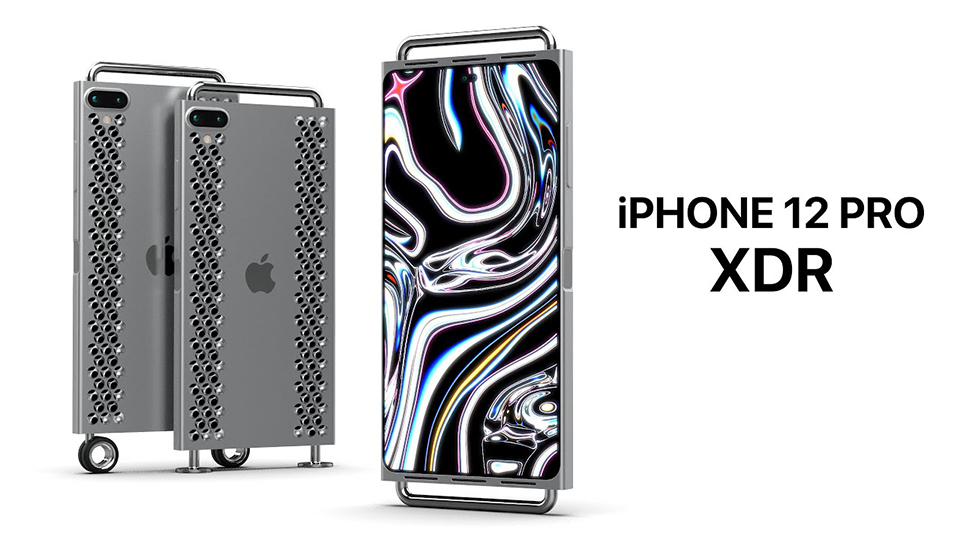 Xuất hiện concept iPhone 12 Pro XDR với thiết kế “nạo phô mai”, gắn ...