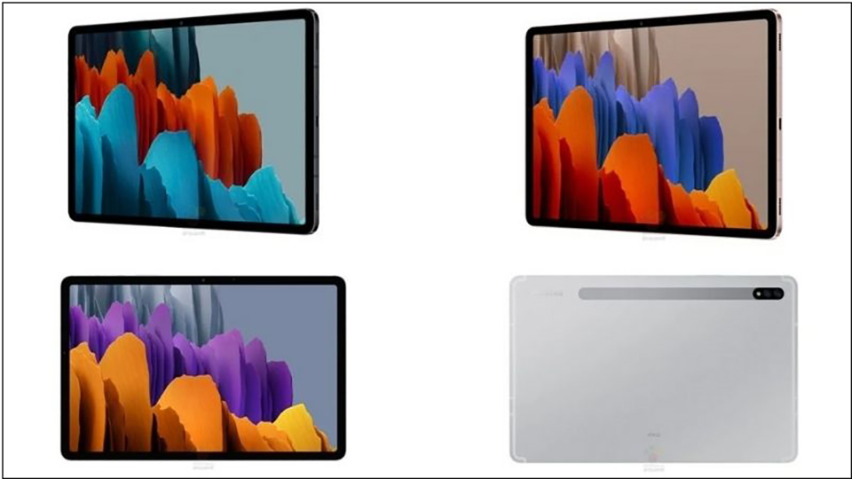 Samsung Galaxy Tab S7 và Tab S7+ lộ ảnh render kèm thông số cấu hình ...