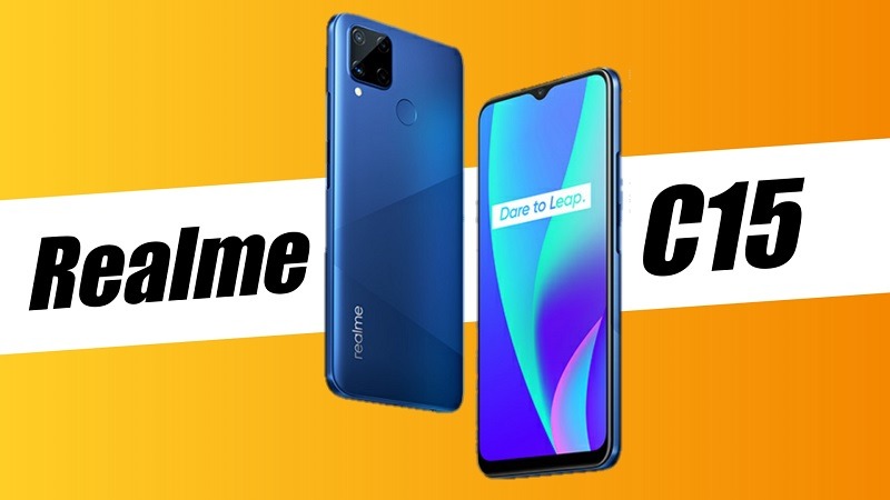Realme C15 có pin 6,000mAh và có tính năng sạc ngược cho thiết bị khác