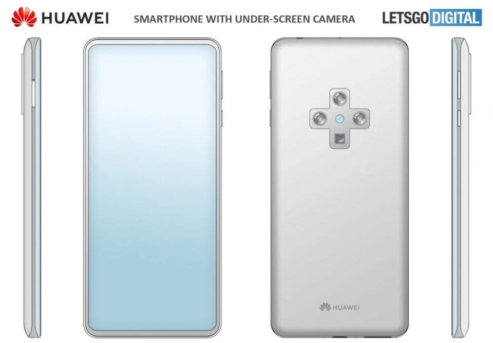 Huawei ấp ủ smartphone với camera selfie ẩn dưới màn hình, camera sau ...