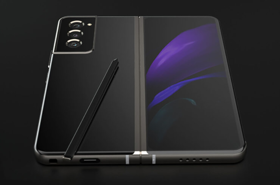 Mãn nhãn trước ý tưởng Galaxy Z Fold 3 với camera selfie ẩn dưới màn ...