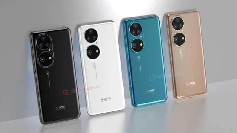 Ảnh render mới nhất của Huawei P50 Pro được rò rỉ trên mạng