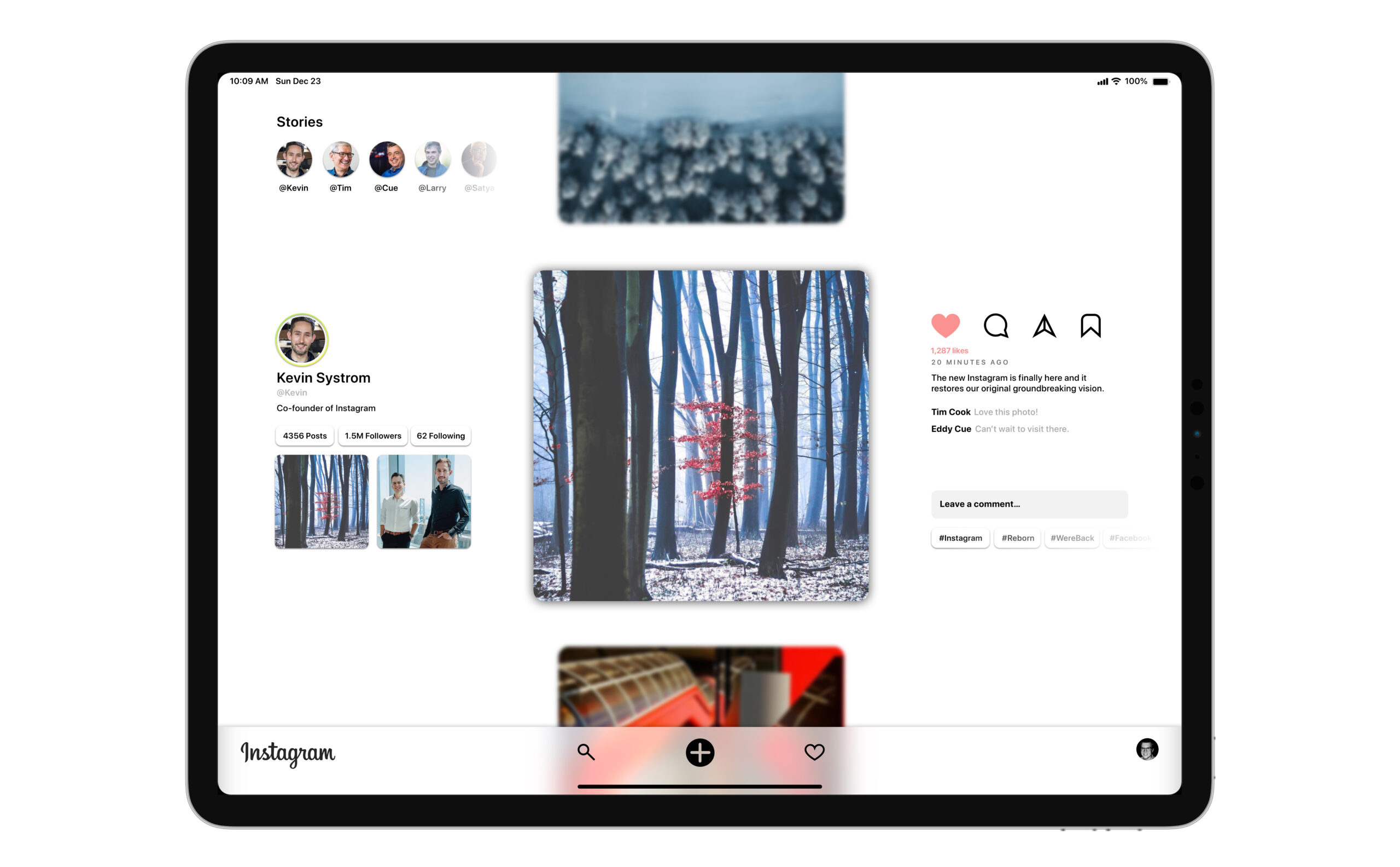 CEO Instagram cho biết chưa có kế hoạch phát triển ứng dụng cho iPad