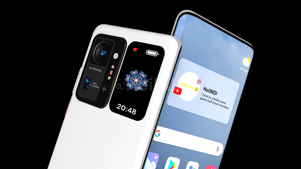 Nếu Xiaomi 12 Ultra ra mắt với thiết kế 2 màn hình như thế này thì bạn ...