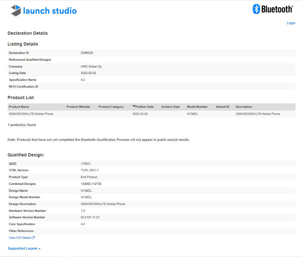 Nokia N139DL với thiết kế nắp gập đạt chứng nhận Bluetooth, sắp sửa ...