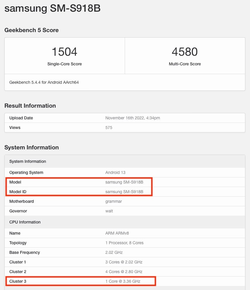 Galaxy S23 sẽ sử dụng phiên bản ép xung của Snapdragon 8 Gen 2