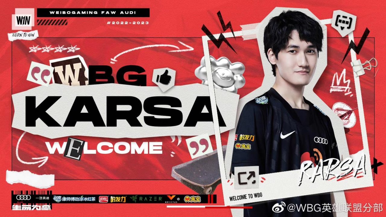 LMHT: Đội tuyển Trung Quốc WBG nhờ Karsa lấp chỗ trống mà SofM để lại