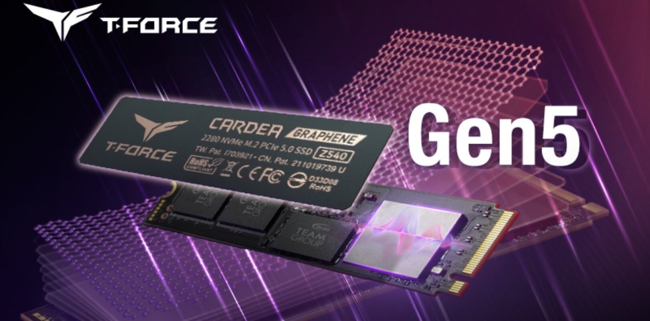 TEAMGROUP trình làng SSD T-Force CARDEA Z540 PCIe 5.0 với tốc độ khủng khiếp 12GB/s