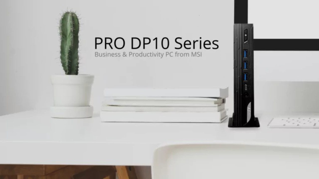 MSI trình làng miniPC PRO DP10 13M với cấu hình mạnh mẽ trong thân hình “siêu mẫu”