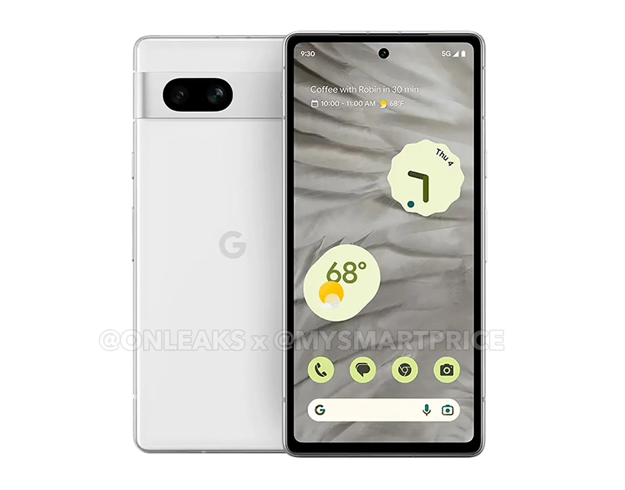 Google Pixel 7a lộ diện rõ nét trong loạt ảnh render mới