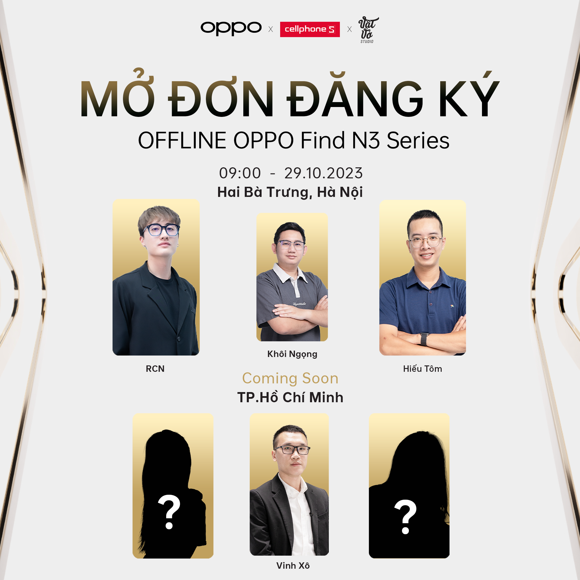 Mời bạn đọc đăng kí tham dự buổi Tech Offline trải nghiệm sản phẩm OPPO ...