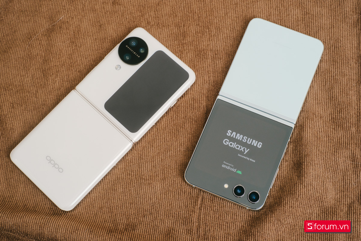 So sánh OPPO Find N3 Flip và Galaxy Z Flip5: Mỗi người một vẻ, bạn ...